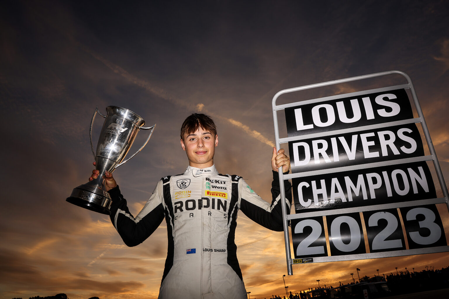 Louis Sharp crowned British F4 champion at Brands Hatch