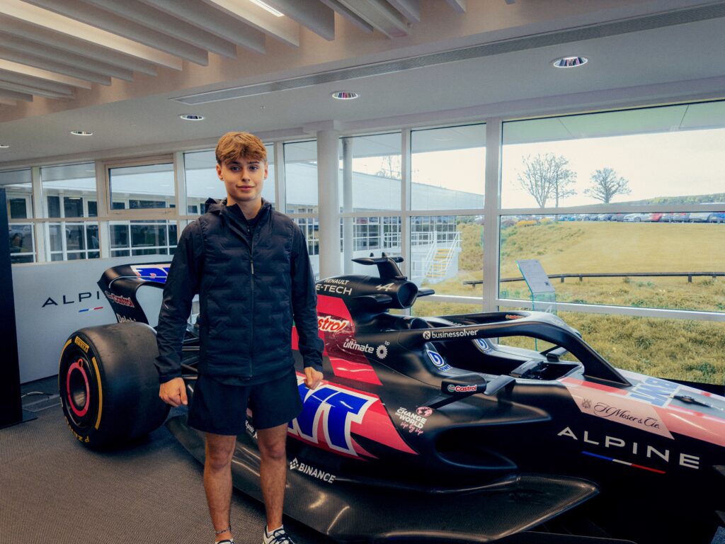 Louis Sharp revs up for F1 future