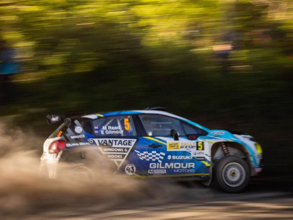 Gilmour targeting a championship podium at International Rally of Whangarei