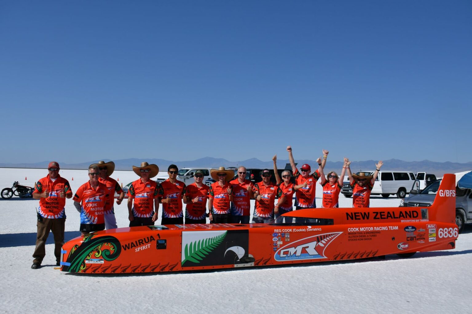 Renowned speed enthusiast Reg Cook prepares to break land speed record