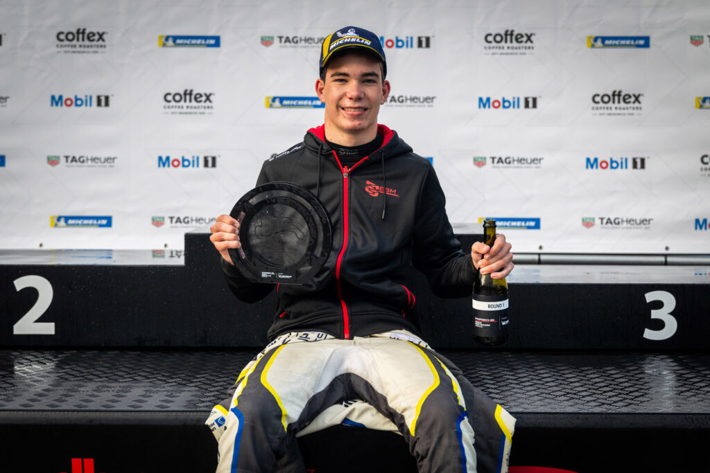 Double podium for Bewley on debut