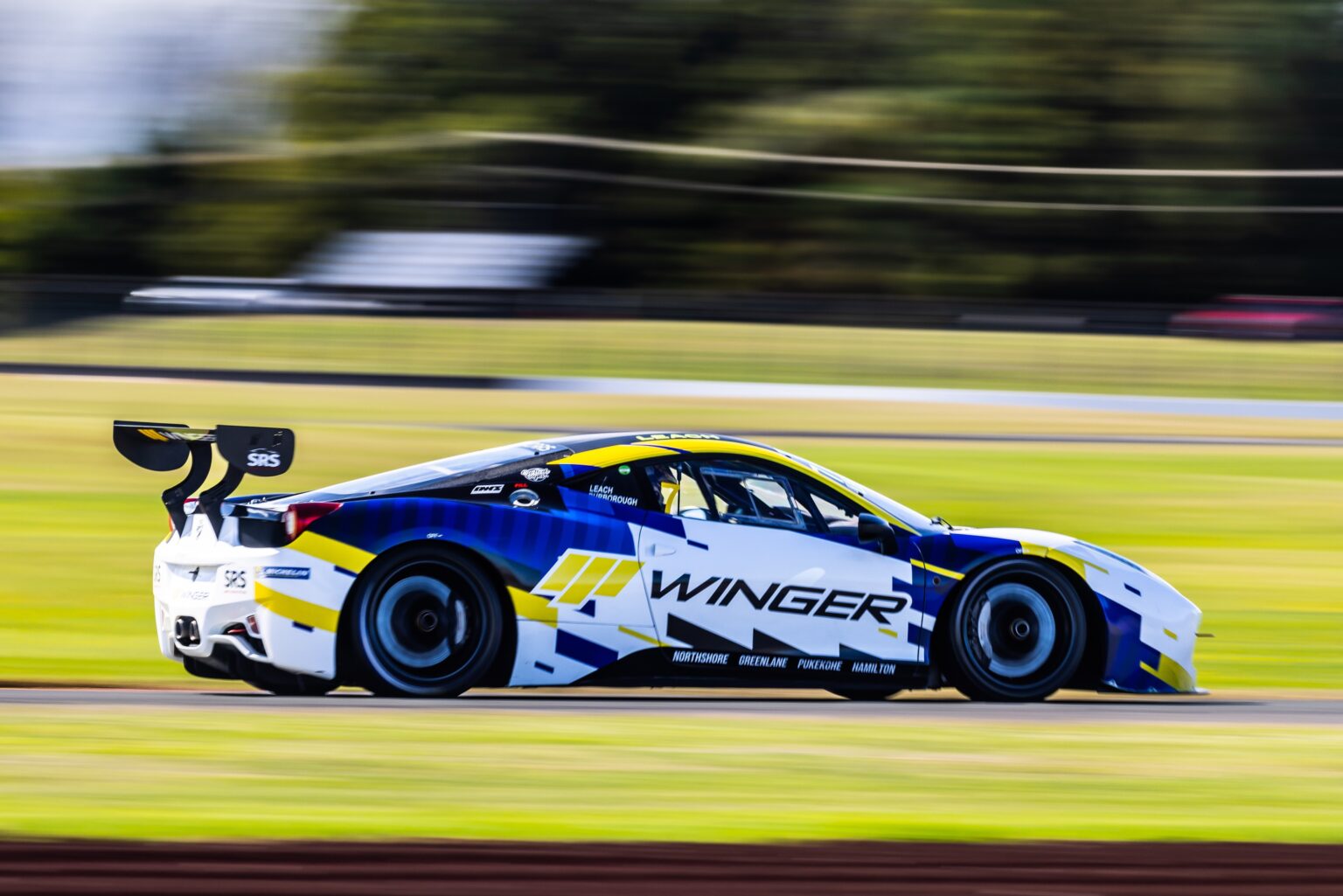 Ferrari’s for Bawden and Leach in Golden Homes GT New Zealand Championship
